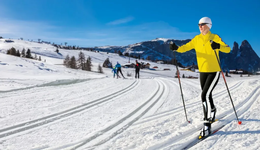 Schi alpin versus schi de fond